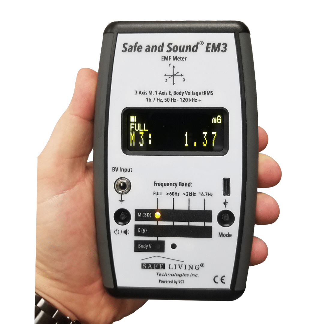 Professional EMF Meter - Safe and Sound EM3 EMF Meter